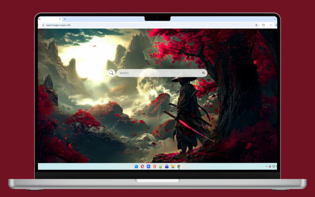 Samurai Red Lands Live Wallpaper — Yowgames